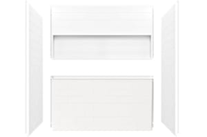 Maax Nextile 4-piece Tub Wall Set - Subway Tile White - J&H Builder's ...